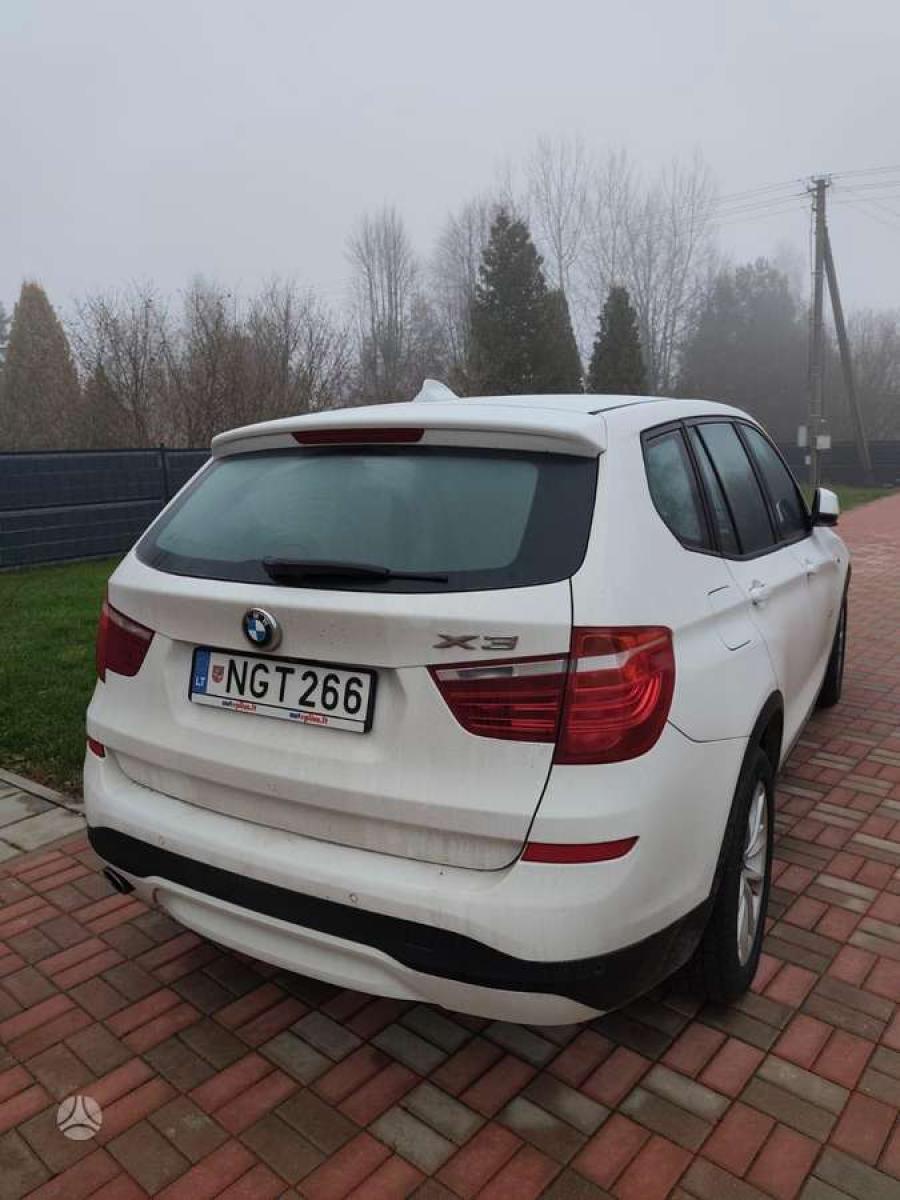 White BMW X3 2016 in Kaunas, with an engine capacity of 2.00 L and mileage of 215 thousand km for 13000 €, photo 3 on AUTOMOTO.COM.LV