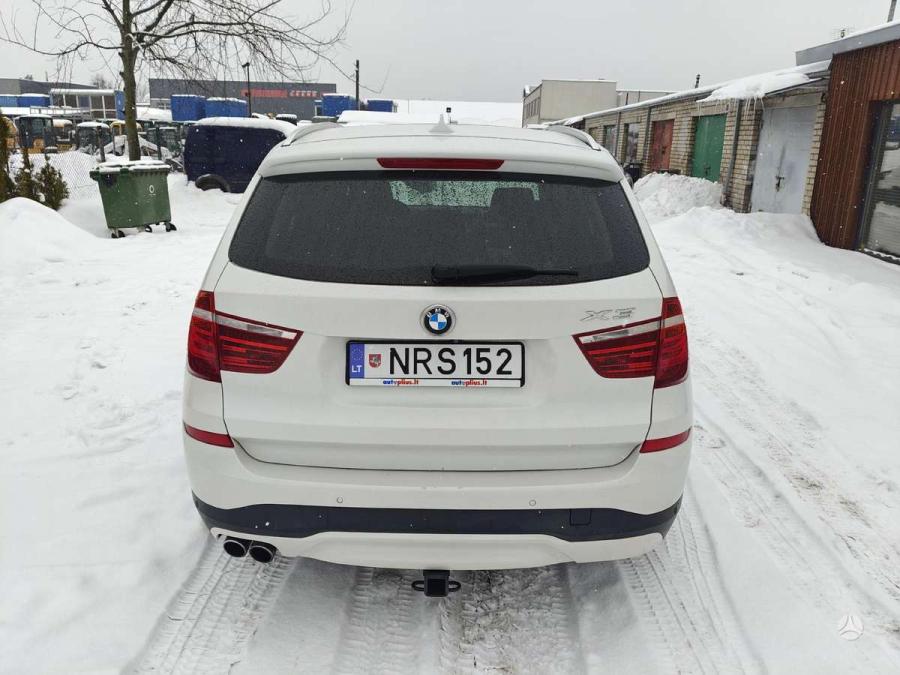 White BMW X3 2016 in Kaunas, with an engine capacity of 2.00 L and mileage of 140 thousand km for 14400 €, photo 4 on AUTOMOTO.COM.LV
