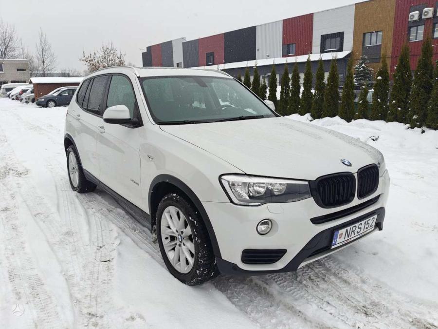 White BMW X3 2016 in Kaunas, with an engine capacity of 2.00 L and mileage of 140 thousand km for 14400 €, photo 7 on AUTOMOTO.COM.LV
