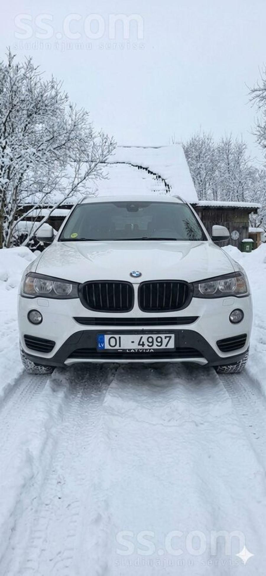 White BMW X3 2016 in Riga, with an engine capacity of 2.00 L and mileage of 300 thousand km for 12999 €, photo 9 on AUTOMOTO.COM.LV