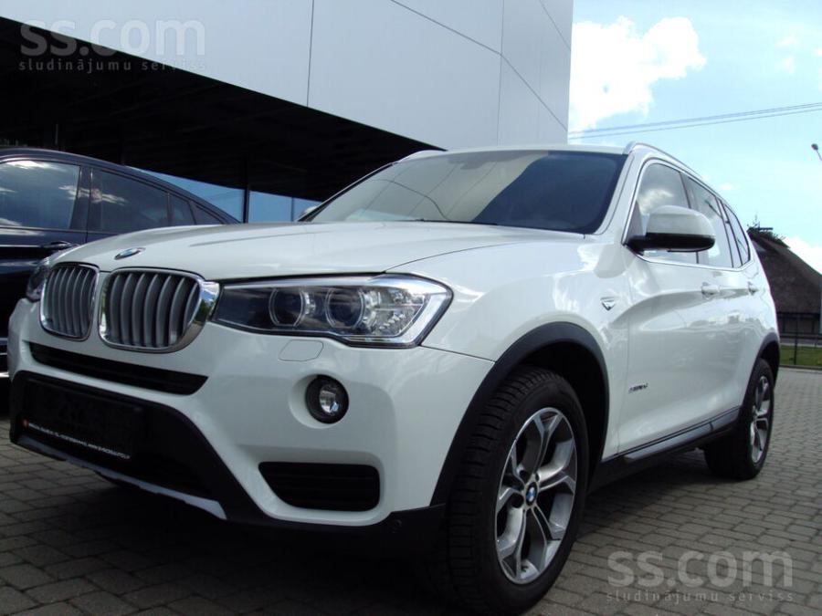 White BMW X3 2016 in Riga, with an engine capacity of 2.00 L and mileage of 215 thousand km for 13200 €, photo 1 on AUTOMOTO.COM.LV