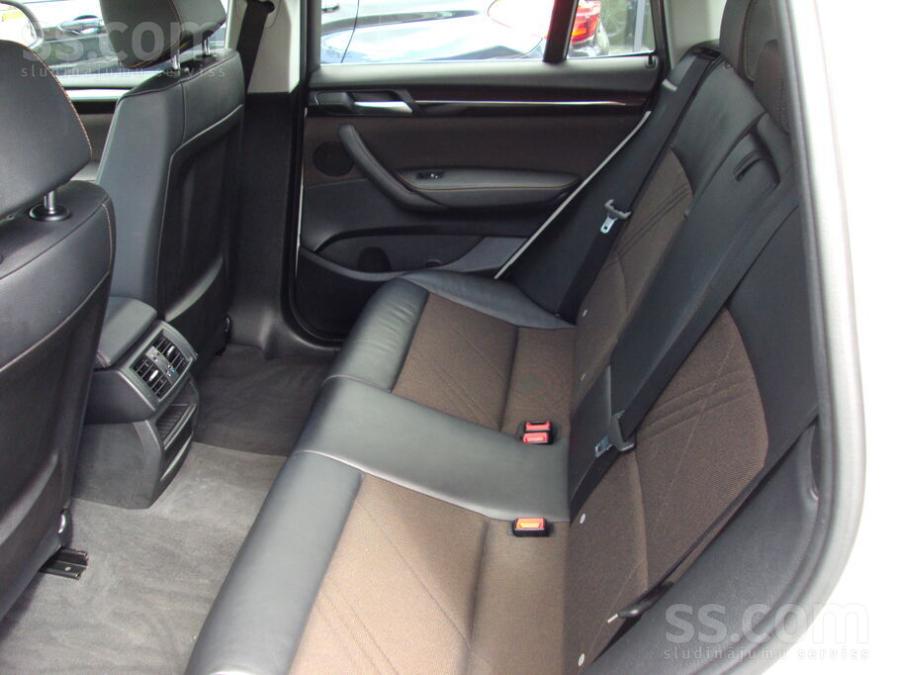 White BMW X3 2016 in Riga, with an engine capacity of 2.00 L and mileage of 215 thousand km for 13200 €, photo 4 on AUTOMOTO.COM.LV