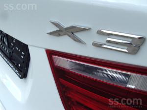 White BMW X3 2016 in Riga, with an engine capacity of 2.00 L and mileage of 215 thousand km for 13200 €, photo 13 on AUTOMOTO.COM.LV