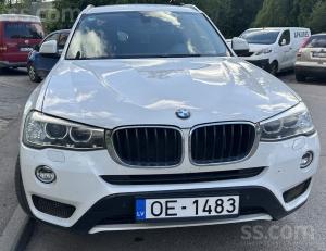 White BMW X3 2016 in Riga, with an engine capacity of 2.00 L and mileage of 280 thousand km for 15500 €, photo  on AUTOMOTO.COM.LV
