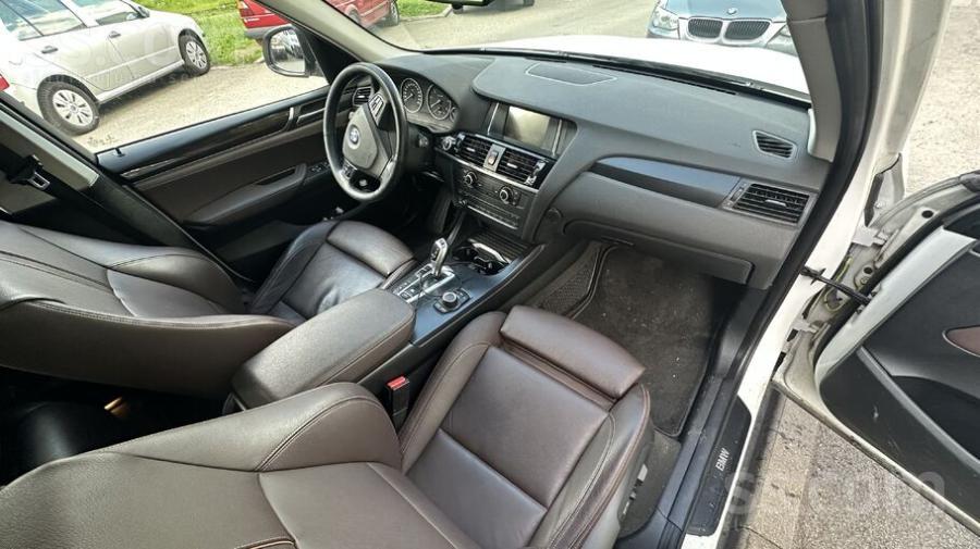 White BMW X3 2016 in Riga, with an engine capacity of 2.00 L and mileage of 280 thousand km for 15500 €, photo 5 on AUTOMOTO.COM.LV
