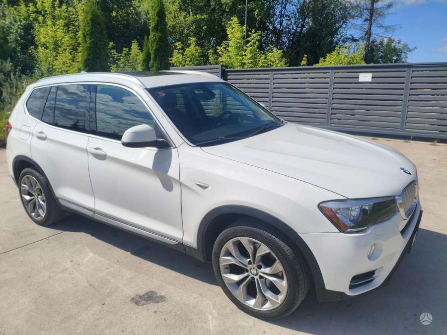White BMW X3 2016 in Kaunas, with an engine capacity of 2.00 L and mileage of 148 thousand km for 11900 €, photo 9 on AUTOMOTO.COM.LV
