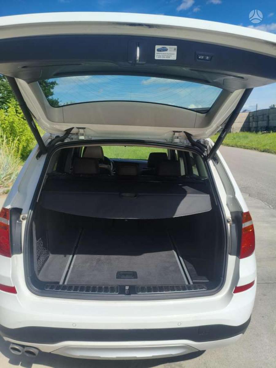 White BMW X3 2016 in Kaunas, with an engine capacity of 2.00 L and mileage of 148 thousand km for 11900 €, photo 10 on AUTOMOTO.COM.LV