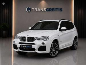 Balts BMW X3 2016 Viļņa, ar dzinēja tilpumu 2.99 L un nobraukumu 240 tūkst. km par 14999 €, foto  vietnē AUTOMOTO.COM.LV