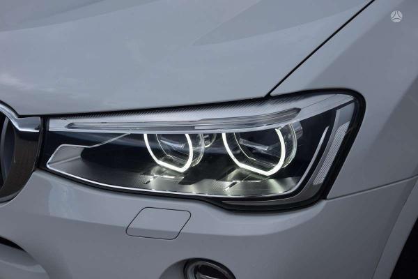 White BMW X3 2016 in Vilnius, with an engine capacity of 2.99 L and mileage of 240 thousand km for 14999 €, photo 10 on AUTOMOTO.COM.LV