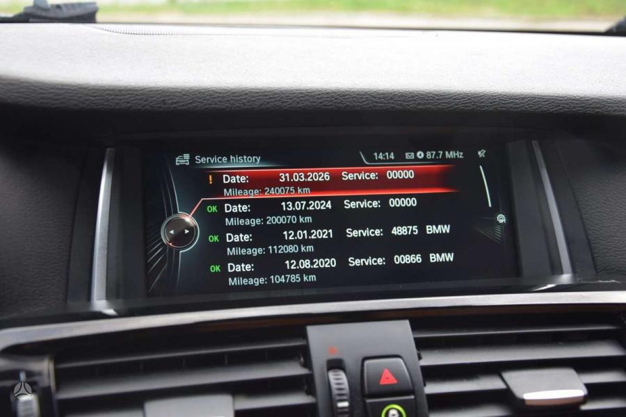 Белый БМВ Х3 2016 в Вильнюс, объемом двигателя 2.99 л и пробегом 240 тыс. км за 14999 €, фото 31 на AUTOMOTO.COM.LV