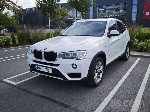 White BMW X3 2016 in Riga, with an engine capacity of 2.00 L and mileage of 218 thousand km for 15700 €, photo 1 on AUTOMOTO.COM.LV