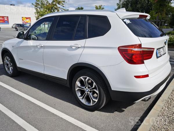 White BMW X3 2016 in Riga, with an engine capacity of 2.00 L and mileage of 218 thousand km for 15700 €, photo 4 on AUTOMOTO.COM.LV
