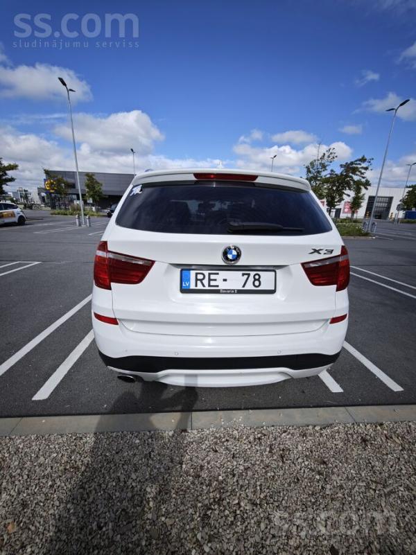 White BMW X3 2016 in Riga, with an engine capacity of 2.00 L and mileage of 218 thousand km for 15700 €, photo 5 on AUTOMOTO.COM.LV