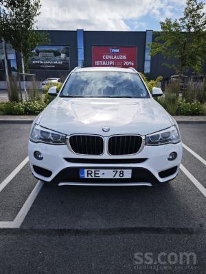 White BMW X3 2016 in Riga, with an engine capacity of 2.00 L and mileage of 218 thousand km for 15700 €, photo 7 on AUTOMOTO.COM.LV