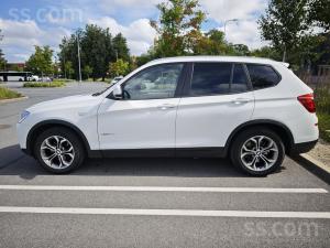 White BMW X3 2016 in Riga, with an engine capacity of 2.00 L and mileage of 218 thousand km for 15700 €, photo 9 on AUTOMOTO.COM.LV