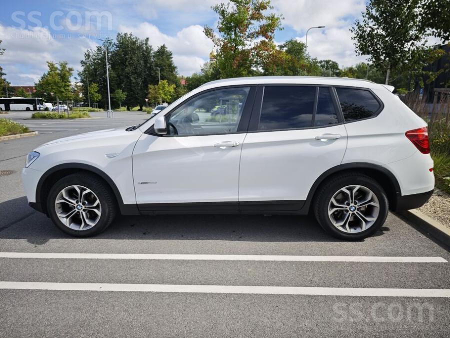 White BMW X3 2016 in Riga, with an engine capacity of 2.00 L and mileage of 218 thousand km for 15700 €, photo 9 on AUTOMOTO.COM.LV