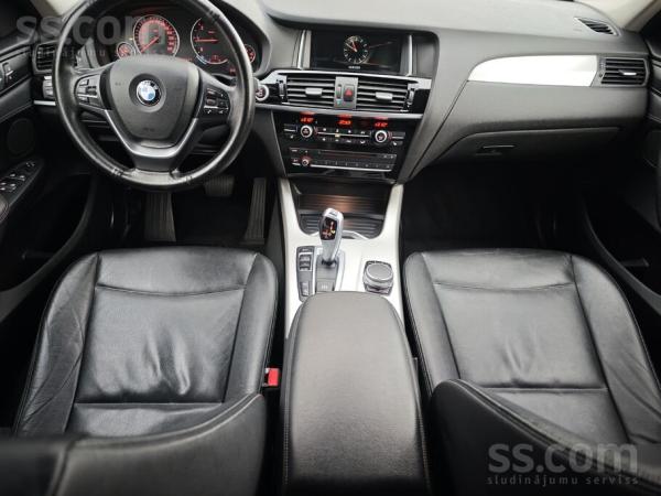 White BMW X3 2016 in Riga, with an engine capacity of 2.00 L and mileage of 218 thousand km for 15700 €, photo 10 on AUTOMOTO.COM.LV