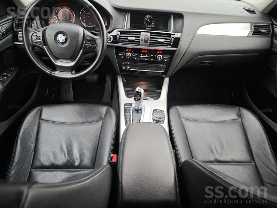 White BMW X3 2016 in Riga, with an engine capacity of 2.00 L and mileage of 218 thousand km for 15700 €, photo 11 on AUTOMOTO.COM.LV