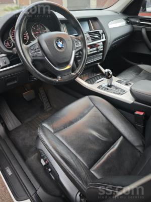 White BMW X3 2016 in Riga, with an engine capacity of 2.00 L and mileage of 218 thousand km for 15700 €, photo 12 on AUTOMOTO.COM.LV