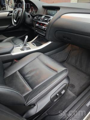 White BMW X3 2016 in Riga, with an engine capacity of 2.00 L and mileage of 218 thousand km for 15700 €, photo 13 on AUTOMOTO.COM.LV