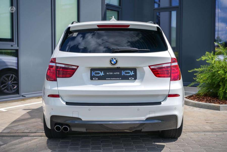 White BMW X3 2016 in Kaunas, with an engine capacity of 2.99 L and mileage of 251 thousand km for 15950 €, photo 12 on AUTOMOTO.COM.LV