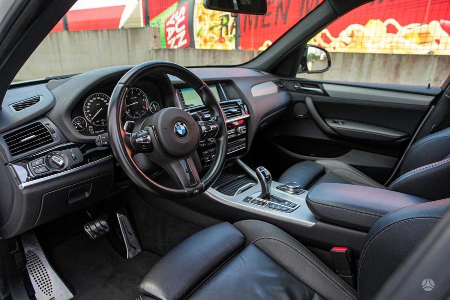 White BMW X3 2016 in Kaunas, with an engine capacity of 2.99 L and mileage of 251 thousand km for 15950 €, photo 29 on AUTOMOTO.COM.LV