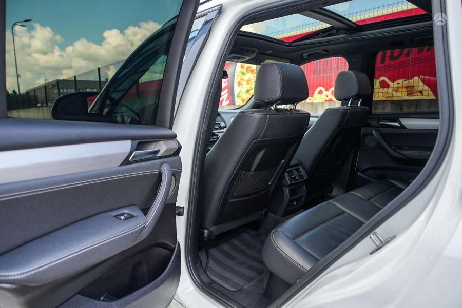 White BMW X3 2016 in Kaunas, with an engine capacity of 2.99 L and mileage of 251 thousand km for 15950 €, photo 35 on AUTOMOTO.COM.LV