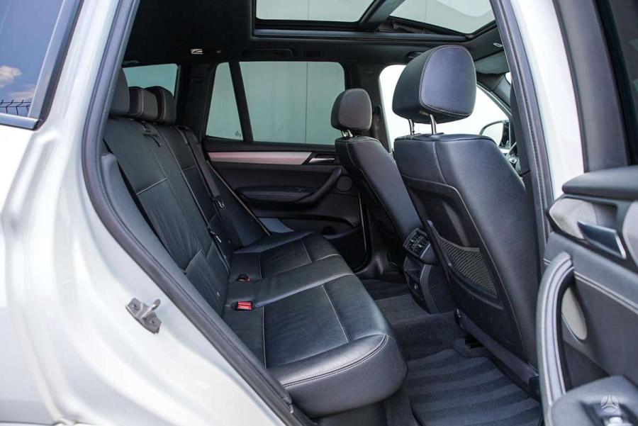 White BMW X3 2016 in Kaunas, with an engine capacity of 2.99 L and mileage of 251 thousand km for 15950 €, photo 38 on AUTOMOTO.COM.LV