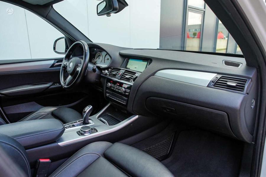 White BMW X3 2016 in Kaunas, with an engine capacity of 2.99 L and mileage of 251 thousand km for 15950 €, photo 40 on AUTOMOTO.COM.LV