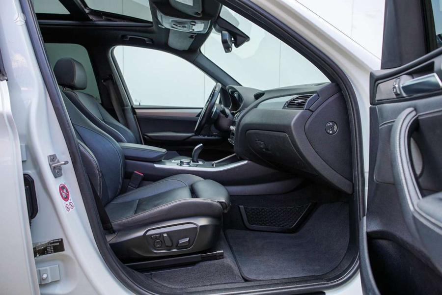 White BMW X3 2016 in Kaunas, with an engine capacity of 2.99 L and mileage of 251 thousand km for 15950 €, photo 41 on AUTOMOTO.COM.LV
