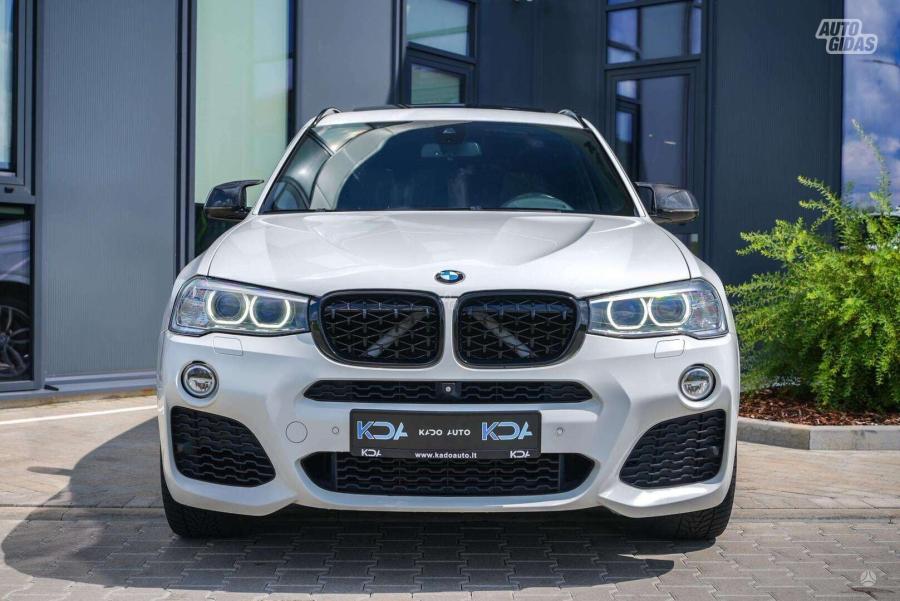 White BMW X3 2016 in Kaunas, with an engine capacity of 3.00 L and mileage of 251 thousand km for 15950 €, photo 4 on AUTOMOTO.COM.LV