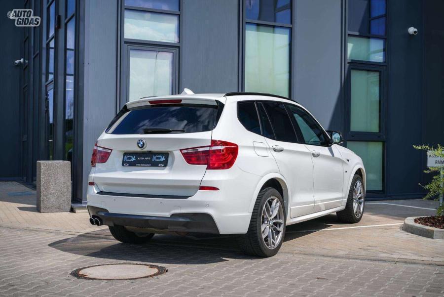 White BMW X3 2016 in Kaunas, with an engine capacity of 3.00 L and mileage of 251 thousand km for 15950 €, photo 14 on AUTOMOTO.COM.LV