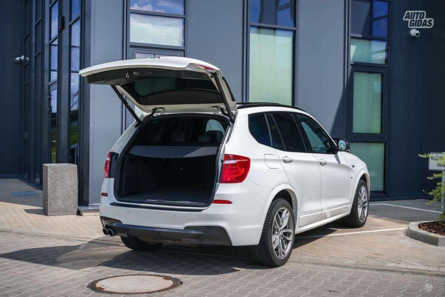 White BMW X3 2016 in Kaunas, with an engine capacity of 3.00 L and mileage of 251 thousand km for 15950 €, photo 15 on AUTOMOTO.COM.LV