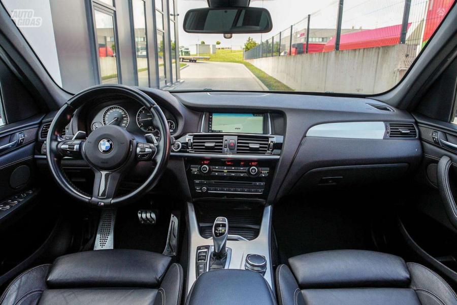 White BMW X3 2016 in Kaunas, with an engine capacity of 3.00 L and mileage of 251 thousand km for 15950 €, photo 18 on AUTOMOTO.COM.LV