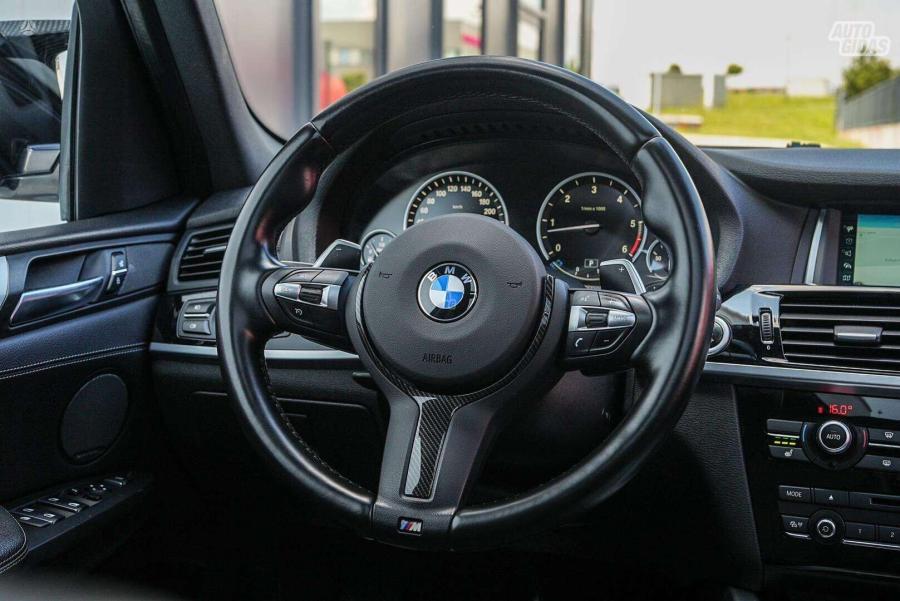 White BMW X3 2016 in Kaunas, with an engine capacity of 3.00 L and mileage of 251 thousand km for 15950 €, photo 20 on AUTOMOTO.COM.LV