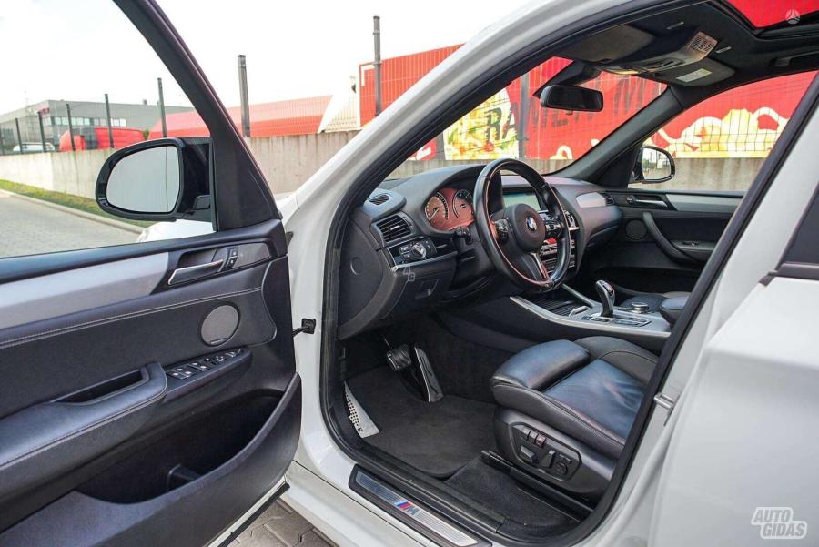 White BMW X3 2016 in Kaunas, with an engine capacity of 3.00 L and mileage of 251 thousand km for 15950 €, photo 28 on AUTOMOTO.COM.LV