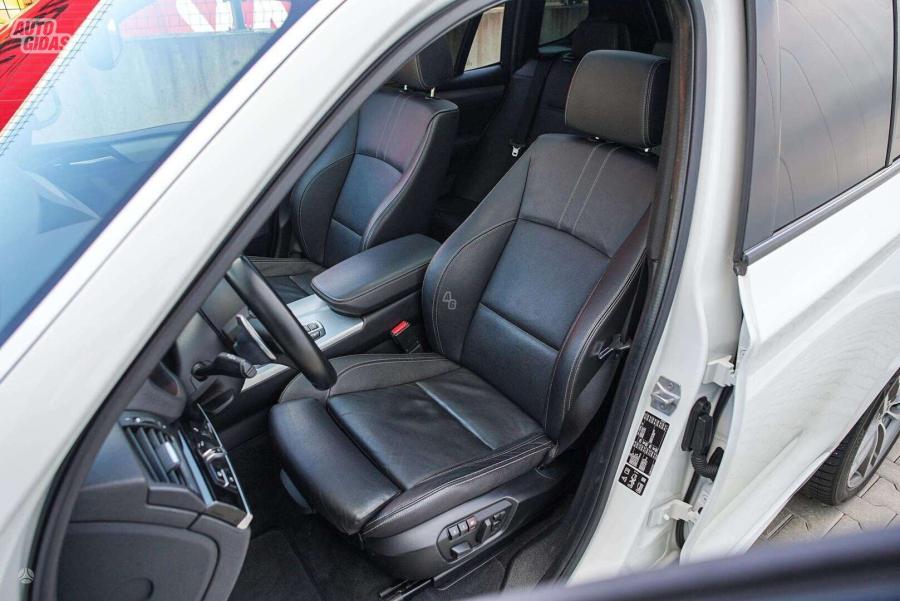 White BMW X3 2016 in Kaunas, with an engine capacity of 3.00 L and mileage of 251 thousand km for 15950 €, photo 32 on AUTOMOTO.COM.LV