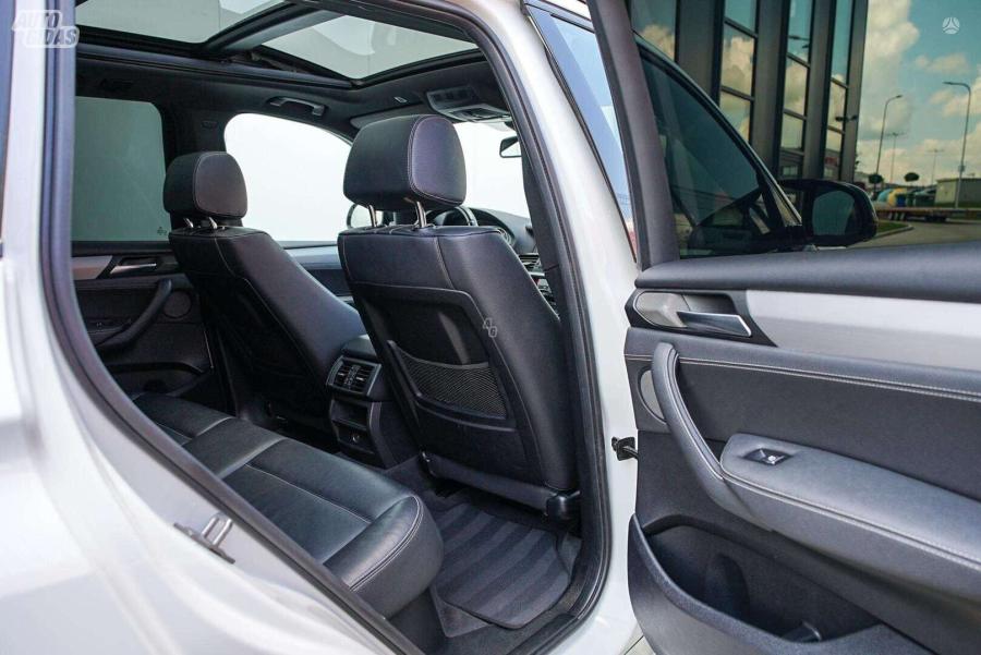White BMW X3 2016 in Kaunas, with an engine capacity of 3.00 L and mileage of 251 thousand km for 15950 €, photo 37 on AUTOMOTO.COM.LV