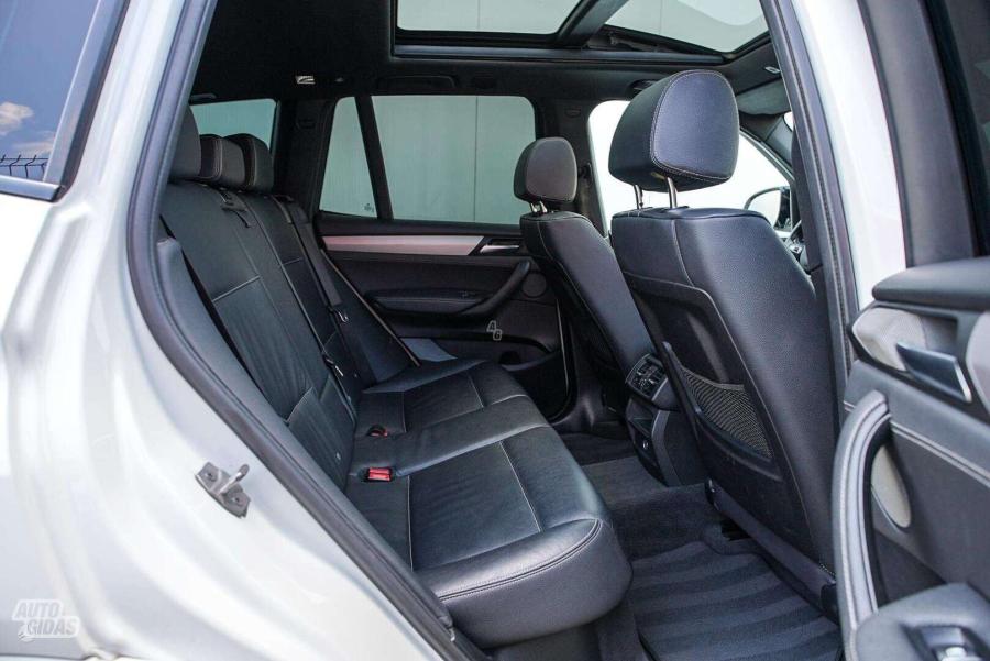White BMW X3 2016 in Kaunas, with an engine capacity of 3.00 L and mileage of 251 thousand km for 15950 €, photo 38 on AUTOMOTO.COM.LV