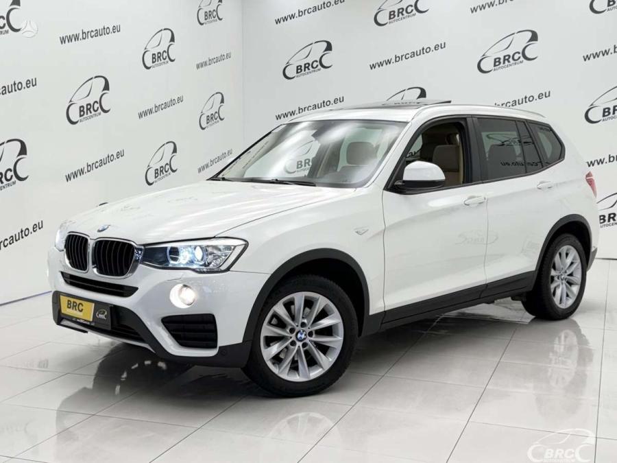 Balts BMW X3 2016 Viļņa, ar dzinēja tilpumu 2.00 L un nobraukumu 144 tūkst. km par 11900 €, foto 1 vietnē AUTOMOTO.COM.LV
