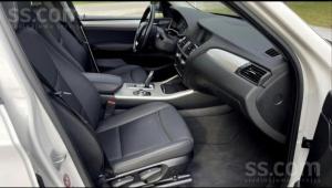 White BMW X3 2016 in Daugavpils, with an engine capacity of 2.00 L and mileage of 255 thousand km for 14000 €, photo 7 on AUTOMOTO.COM.LV