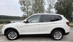 White BMW X3 2016 in Riga, with an engine capacity of 2.00 L and mileage of 128 thousand km for 16400 €, photo 5 on AUTOMOTO.COM.LV