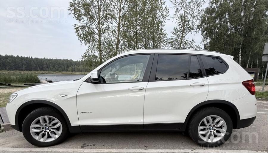 White BMW X3 2016 in Riga, with an engine capacity of 2.00 L and mileage of 128 thousand km for 16400 €, photo 5 on AUTOMOTO.COM.LV