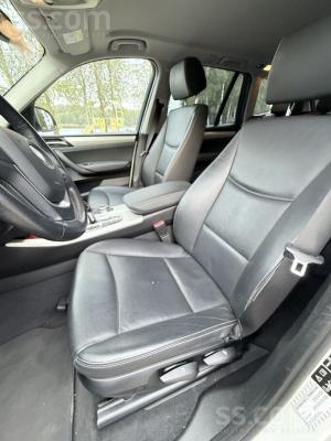 White BMW X3 2016 in Riga, with an engine capacity of 2.00 L and mileage of 128 thousand km for 16400 €, photo 13 on AUTOMOTO.COM.LV