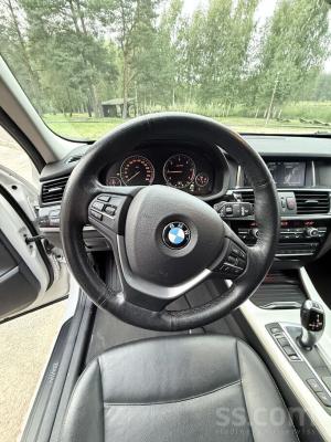 White BMW X3 2016 in Riga, with an engine capacity of 2.00 L and mileage of 128 thousand km for 16400 €, photo 18 on AUTOMOTO.COM.LV