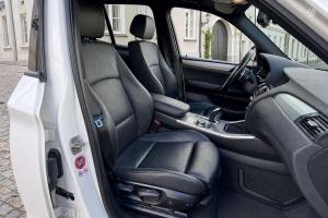 White BMW X3 2016 in Vilnius, with an engine capacity of 3.00 L and mileage of 198 thousand km for 13950 €, photo 8 on AUTOMOTO.COM.LV