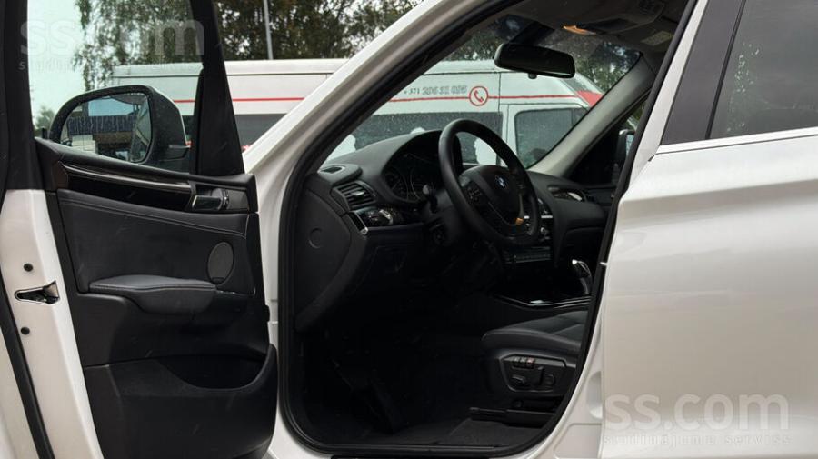 Balts BMW X3 2016 Daugavpils, ar dzinēja tilpumu 2.00 L un nobraukumu 108 tūkst. km par 16750 €, foto 6 vietnē AUTOMOTO.COM.LV