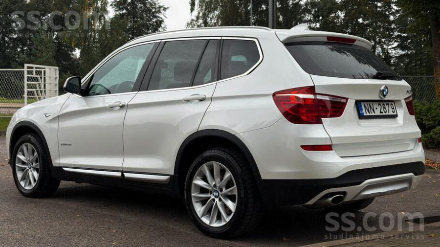 Balts BMW X3 2016 Daugavpils, ar dzinēja tilpumu 2.00 L un nobraukumu 108 tūkst. km par 16750 €, foto 22 vietnē AUTOMOTO.COM.LV