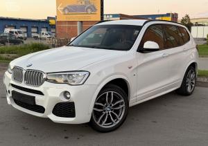 Balts BMW X3 2016 Šauļi, ar dzinēja tilpumu 3.00 L un nobraukumu 241 tūkst. km par 9850 €, foto  vietnē AUTOMOTO.COM.LV