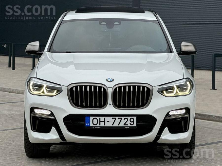 White BMW X3 2017 in Riga, with an engine capacity of 3.00 L and mileage of 97 thousand km for 35000 €, photo 3 on AUTOMOTO.COM.LV